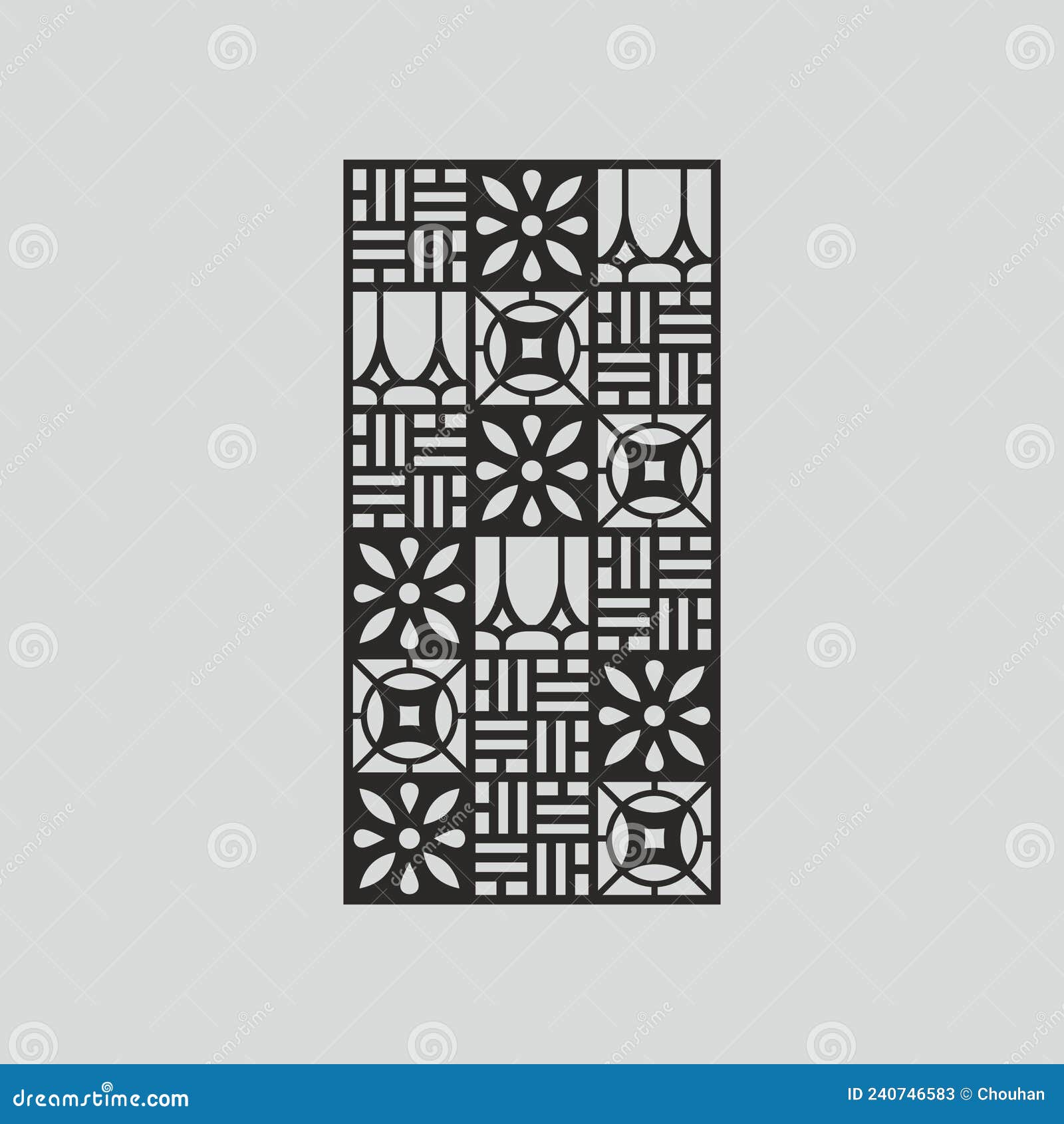 CNC Vector Cutting Patterns | CartoonDealer.com #240746515