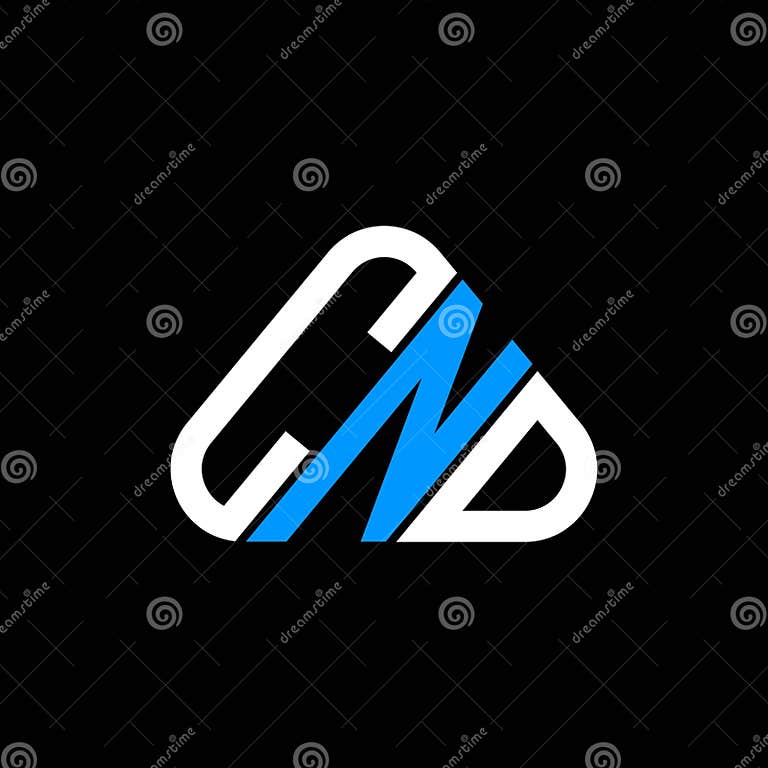 CND Letter Logo Creative Design with Vector Graphic, CND Simple and ...