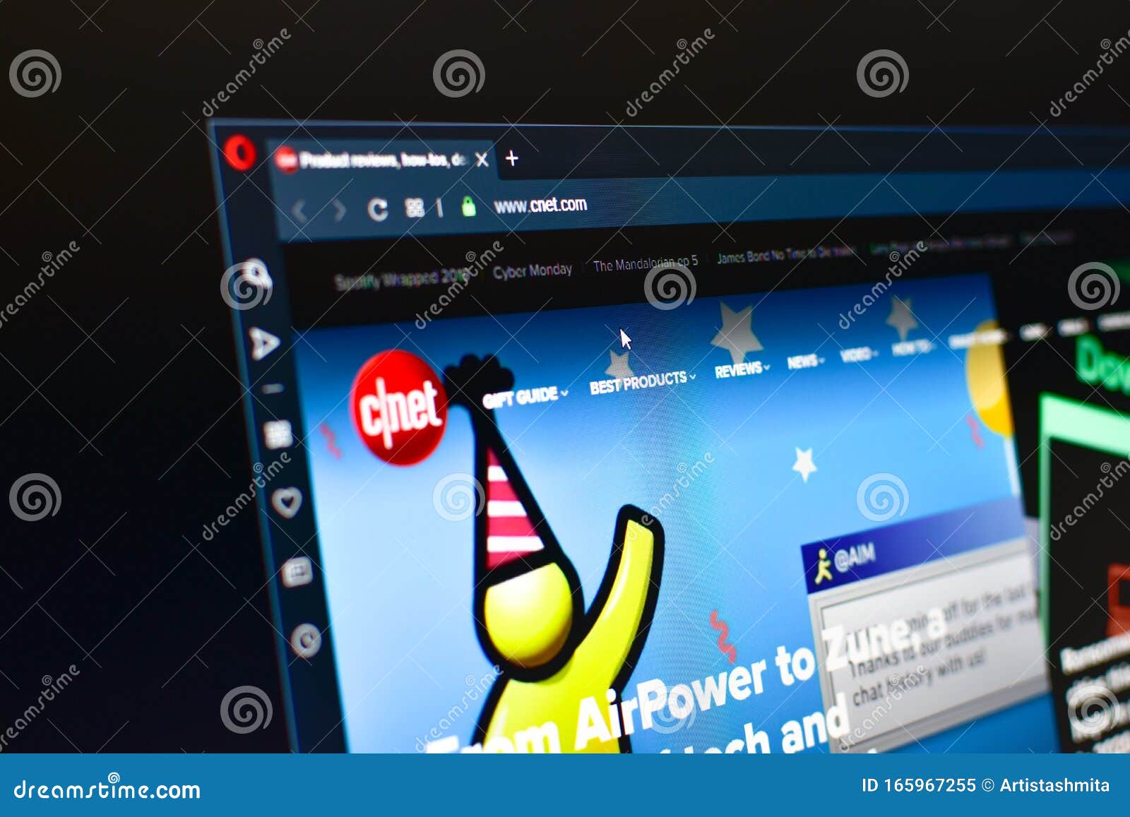 CNET Website on Computer Screen Editorial Image - Image of consumer ...