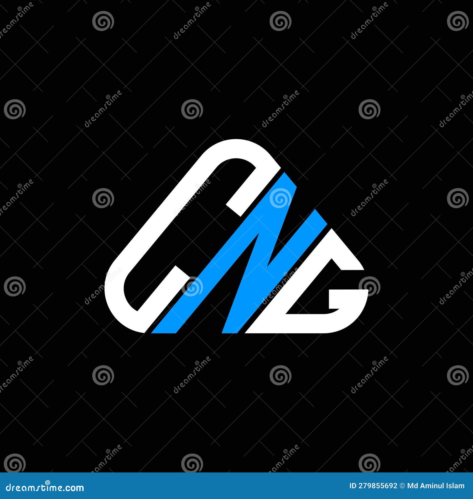 CNG Letter Logo Creative Design with Vector Graphic, CNG Simple and ...