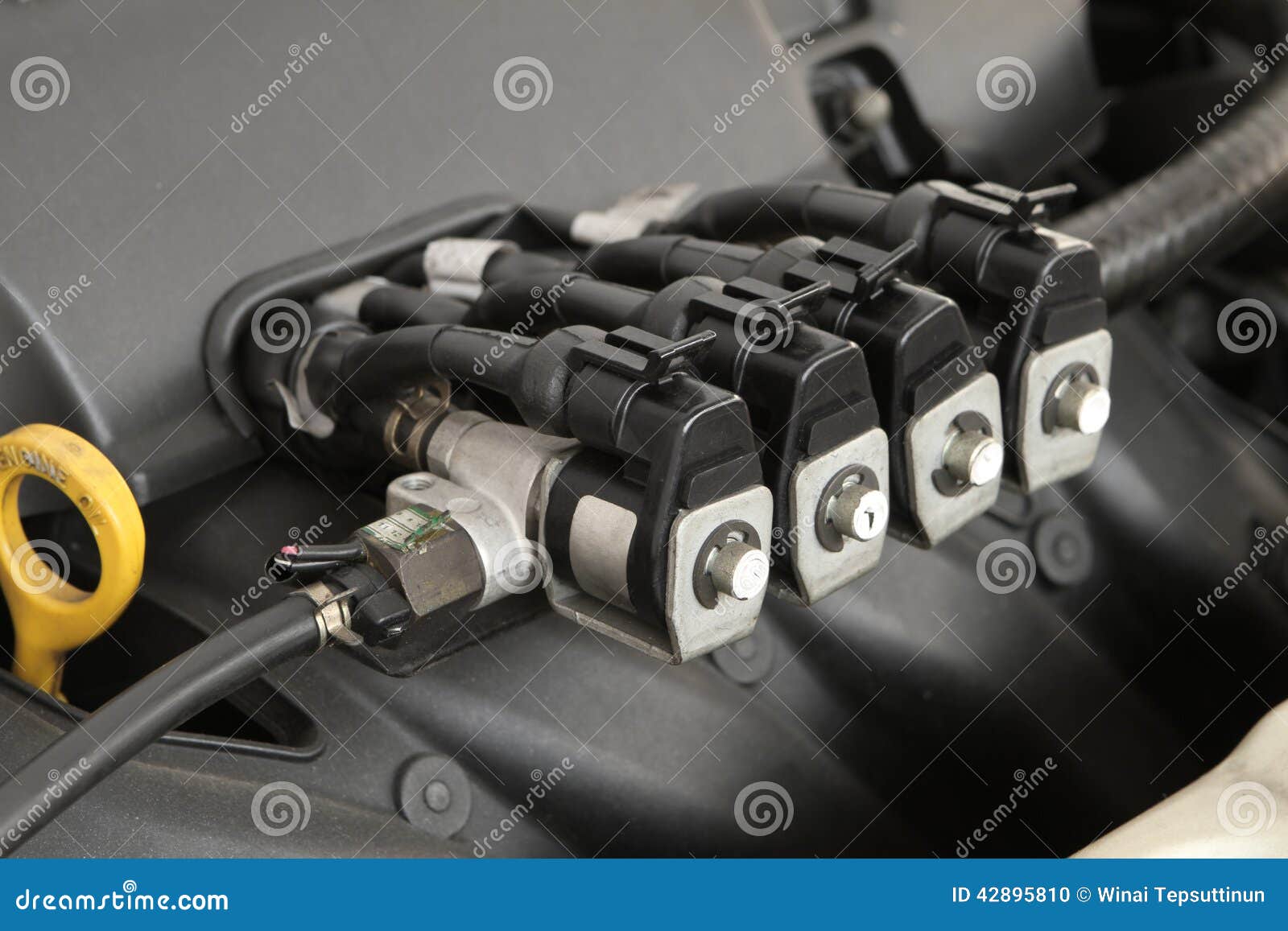 CNG NGV gas injector stock photo. Image of injection - 42895810