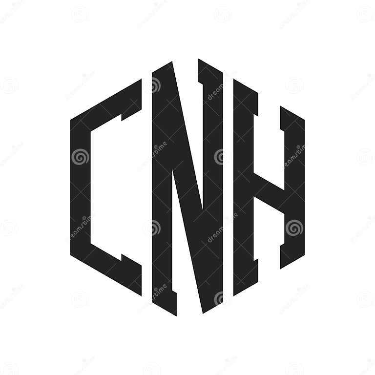 CNH Logo Design. Initial Letter CNH Monogram Logo Using Hexagon Shape ...
