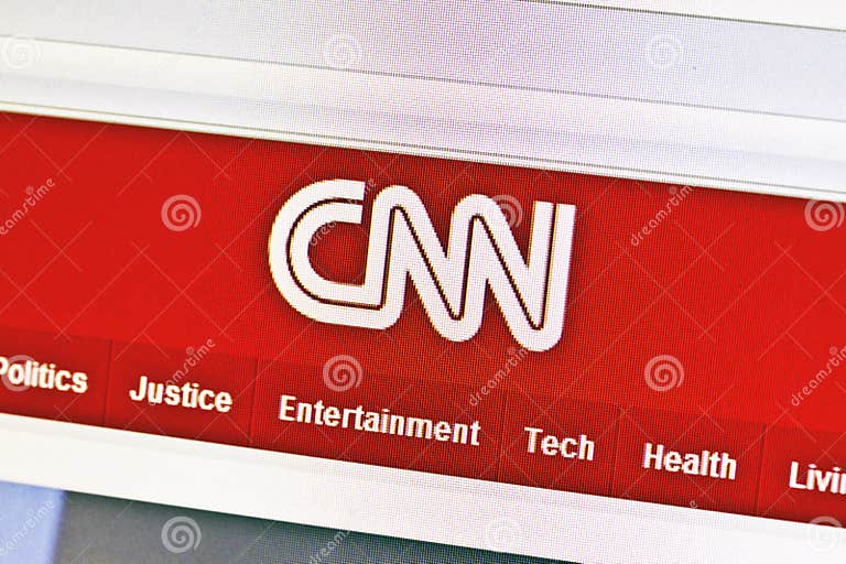 CNN Channel editorial photography. Image of design, desktop - 18317467