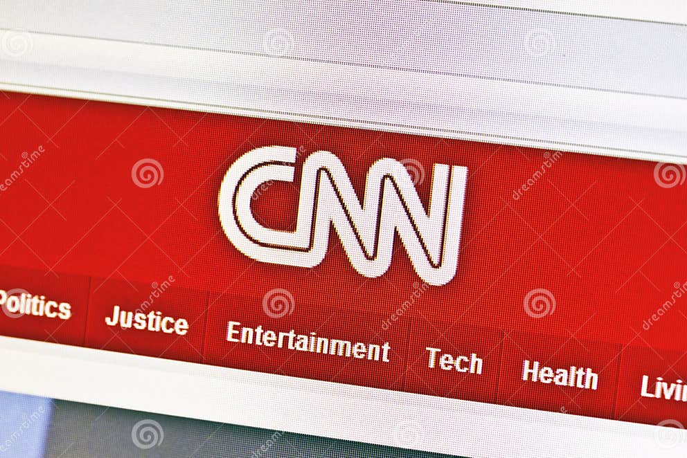 CNN Channel editorial photography. Image of design, desktop - 18317467