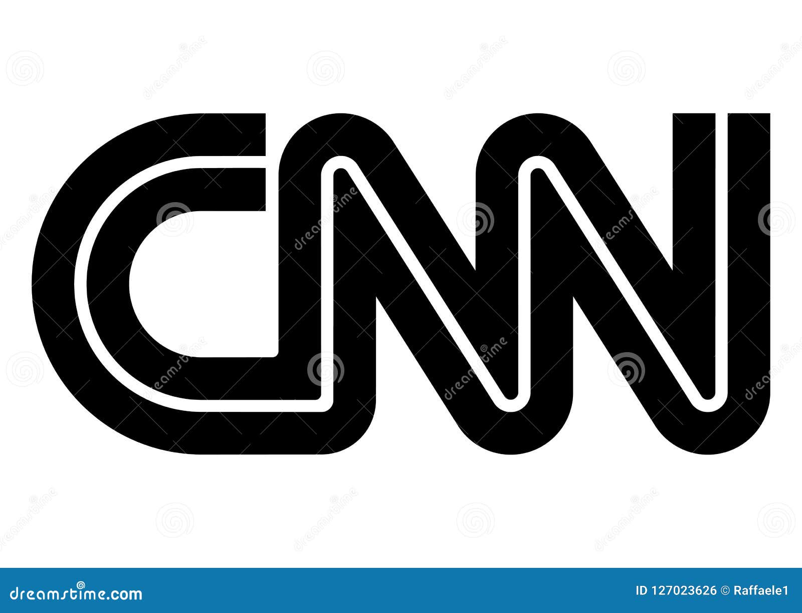 CNN Logo editorial photo. Illustration of illustrator - 127023626