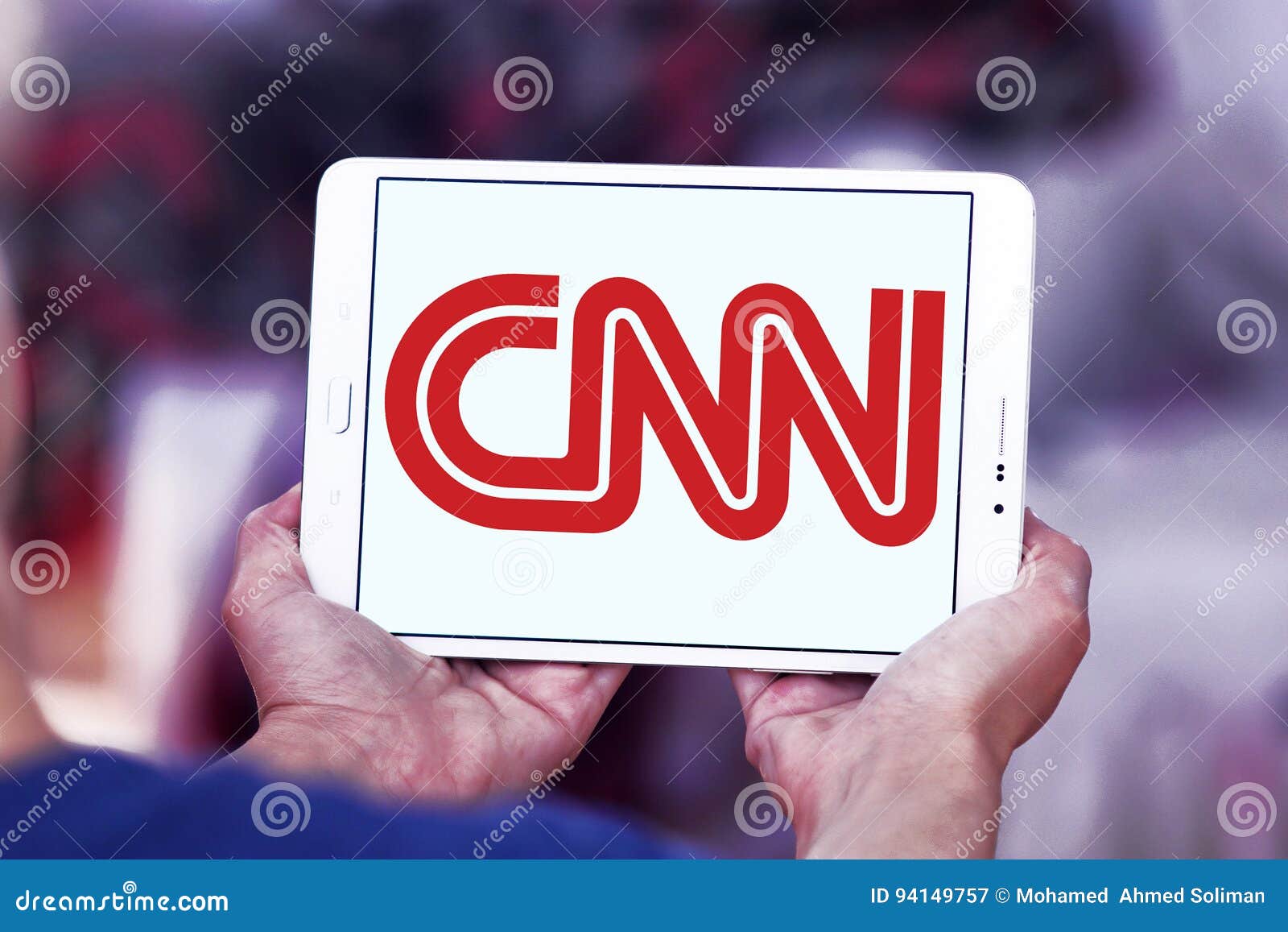 CNN news channel logo editorial photography. Image of fast - 94149757