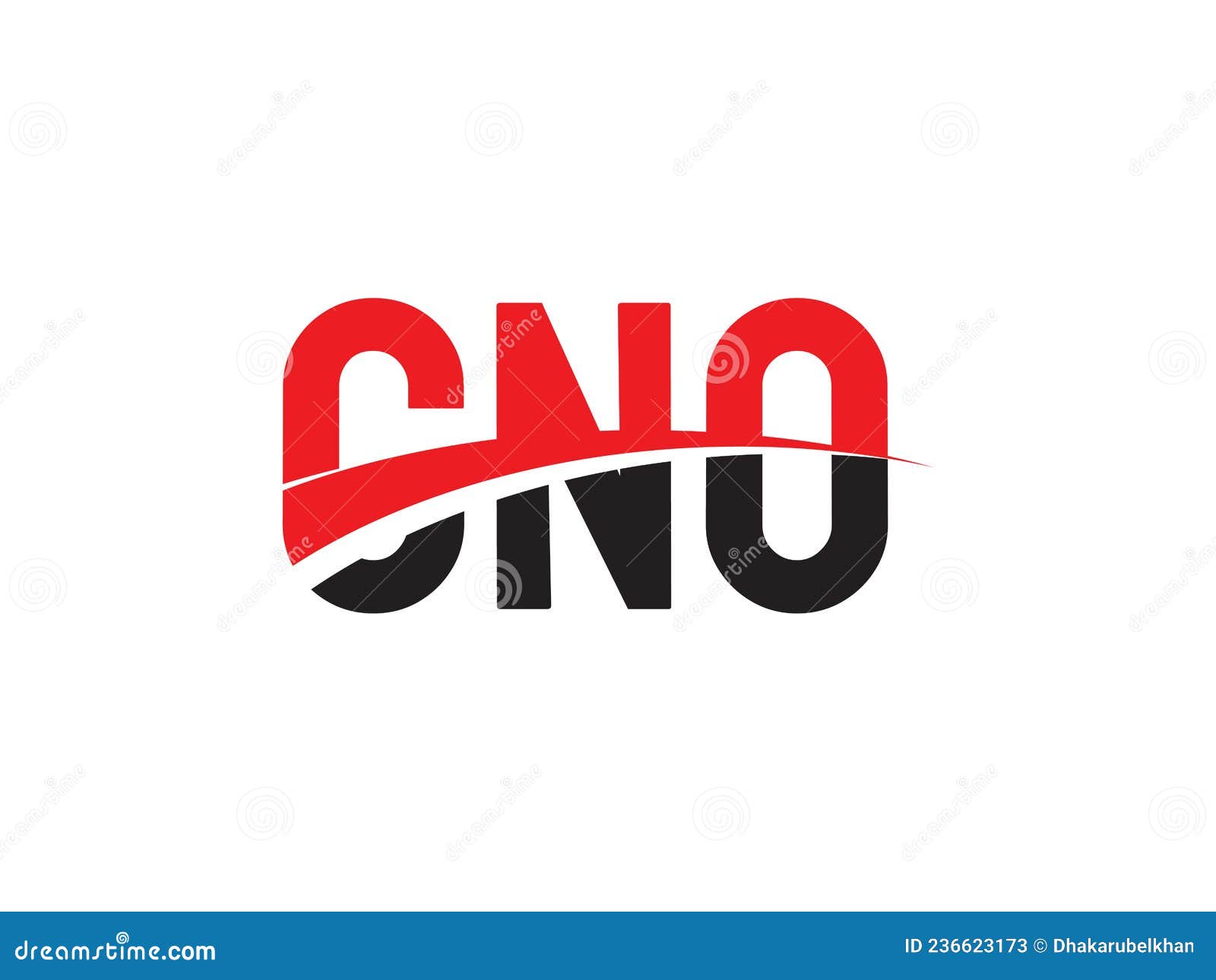 CNO Letter Initial Logo Design Vector Illustration Stock Vector ...