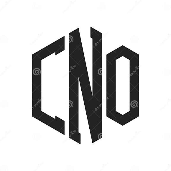 CNO Logo Design. Initial Letter CNO Monogram Logo Using Hexagon Shape ...
