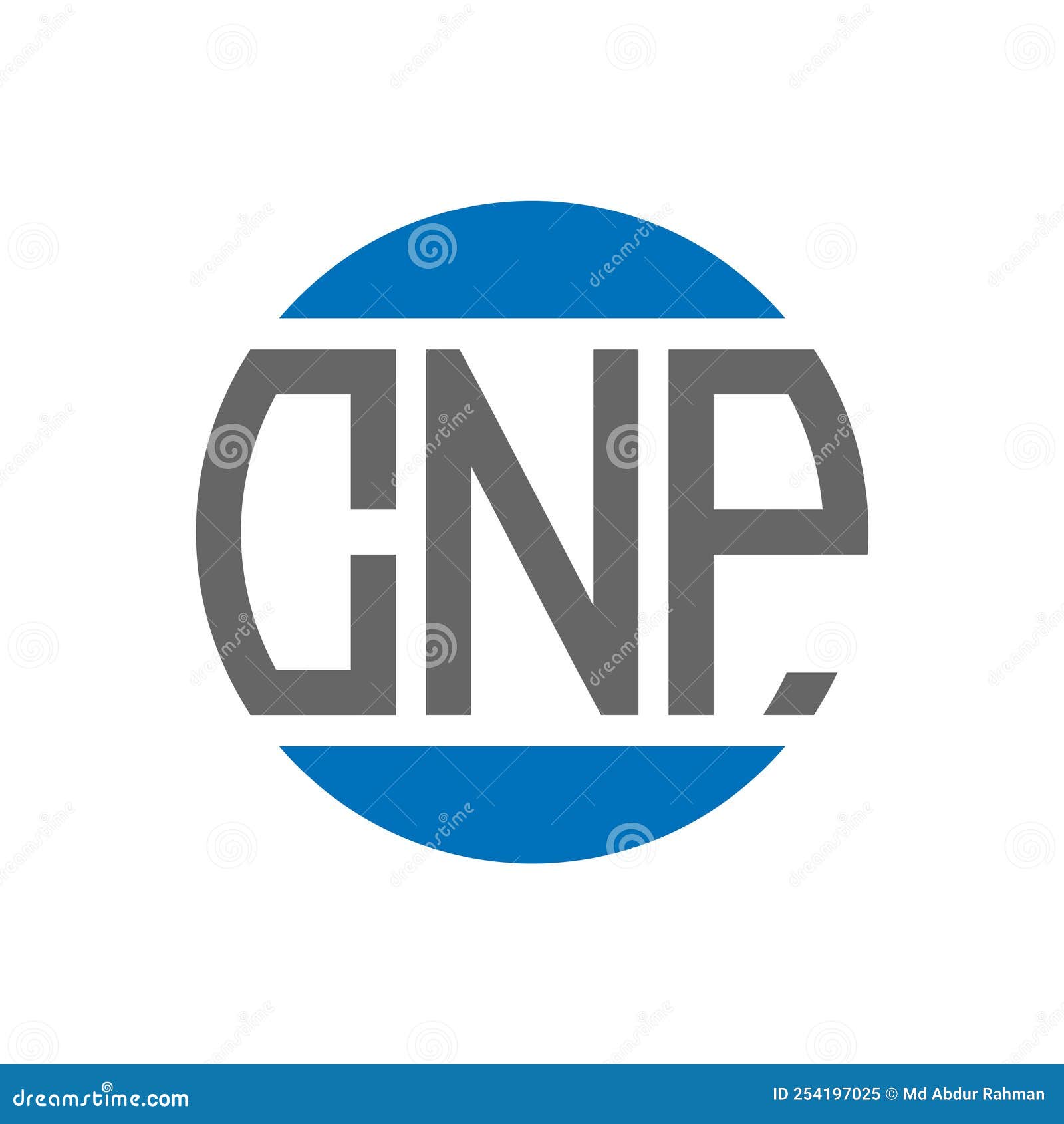 CNP Letter Logo Design on White Background. CNP Creative Initials ...