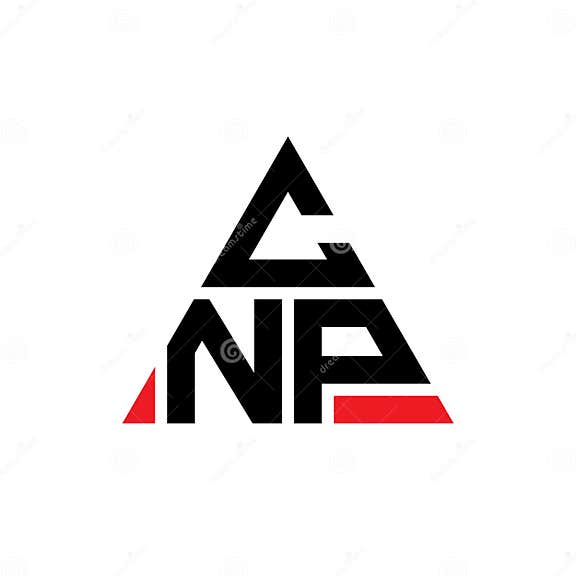 CNP Triangle Letter Logo Design with Triangle Shape. CNP Triangle Logo ...