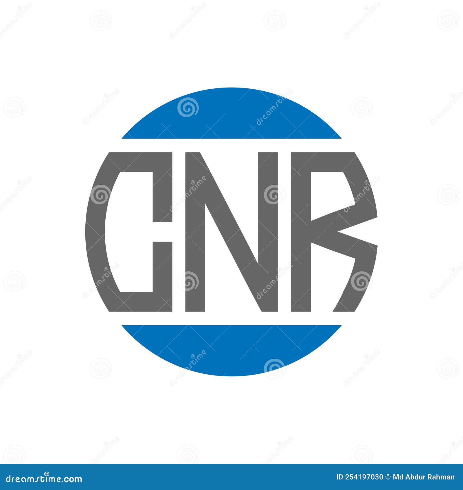CNR Letter Logo Design on White Background. CNR Creative Initials ...