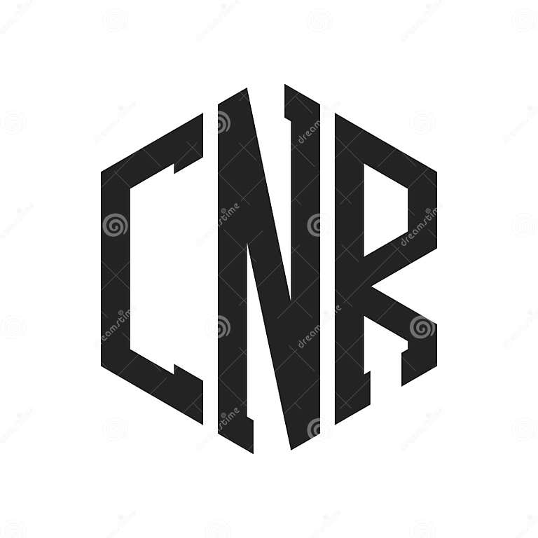 CNR Logo Design. Initial Letter CNR Monogram Logo Using Hexagon Shape ...