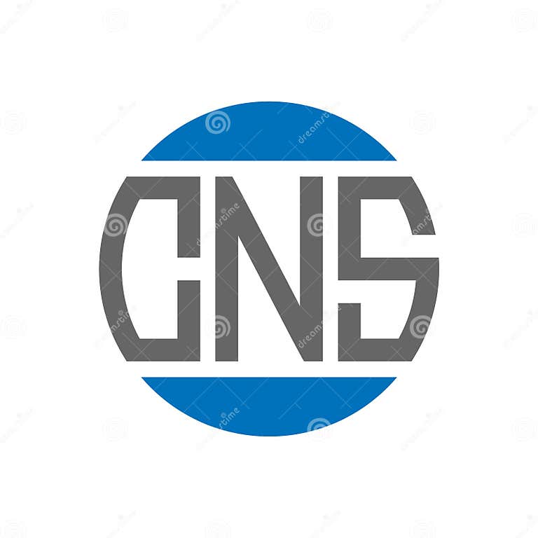 CNS Letter Logo Design on White Background. CNS Creative Initials ...