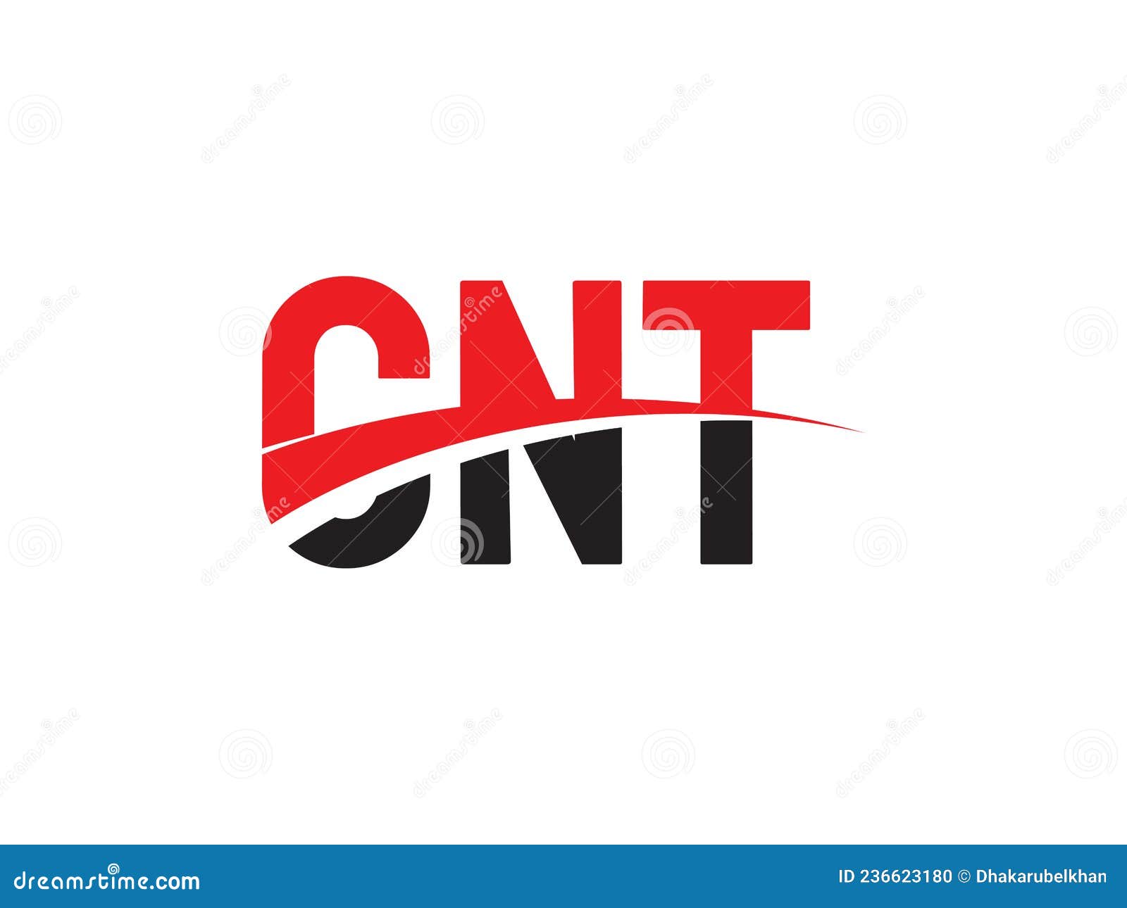 CNT Letter Initial Logo Design Vector Illustration Stock Vector ...