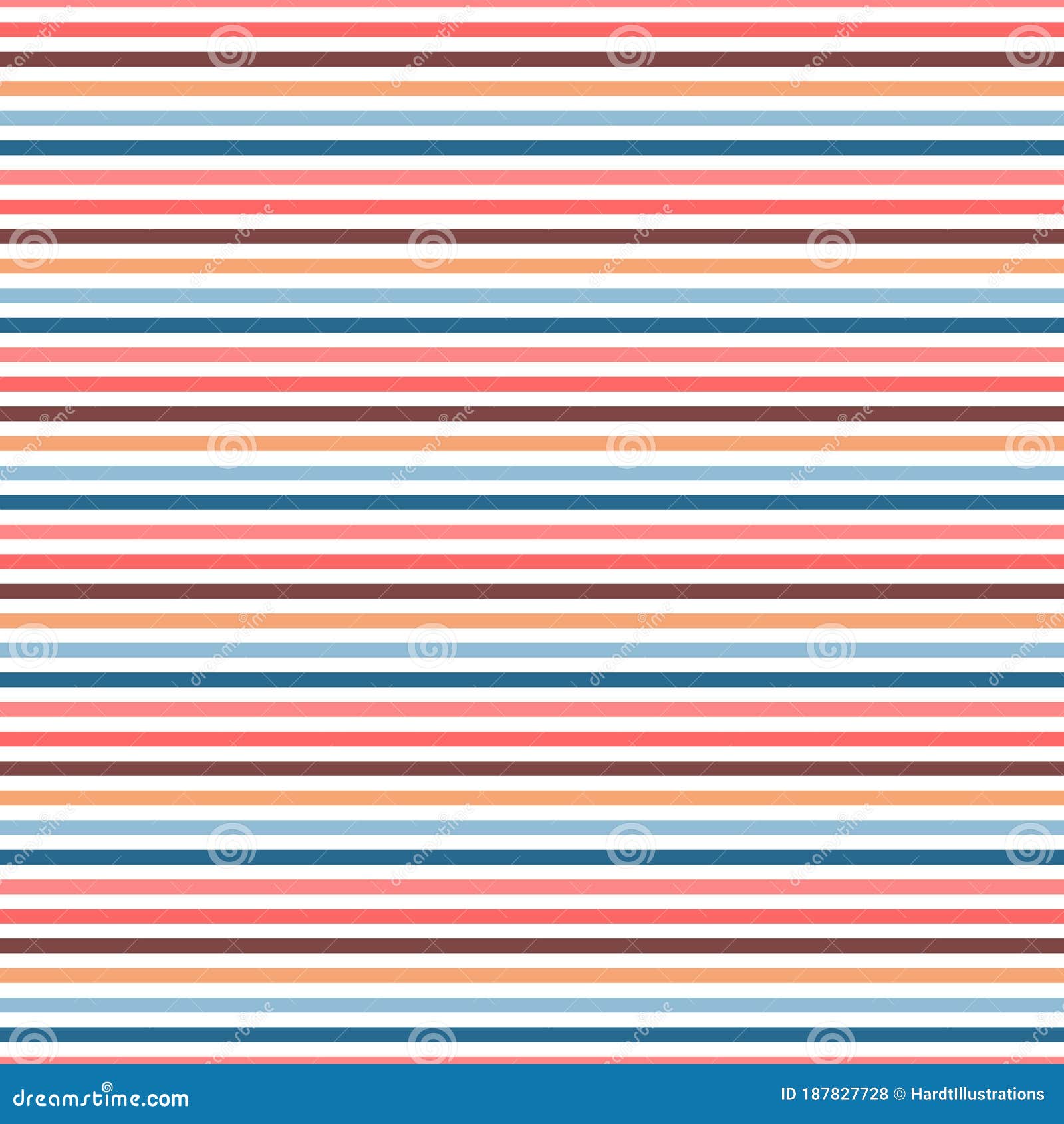 Retro Stripes Seamless Pattern Stock Illustration - Illustration of ...