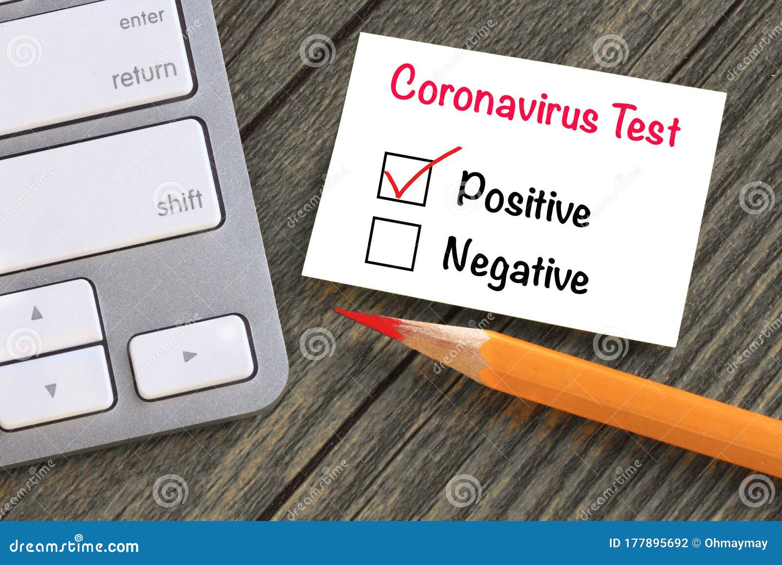 Coronavirus Testing Showing Positive Result Stock Photo - Image of ...