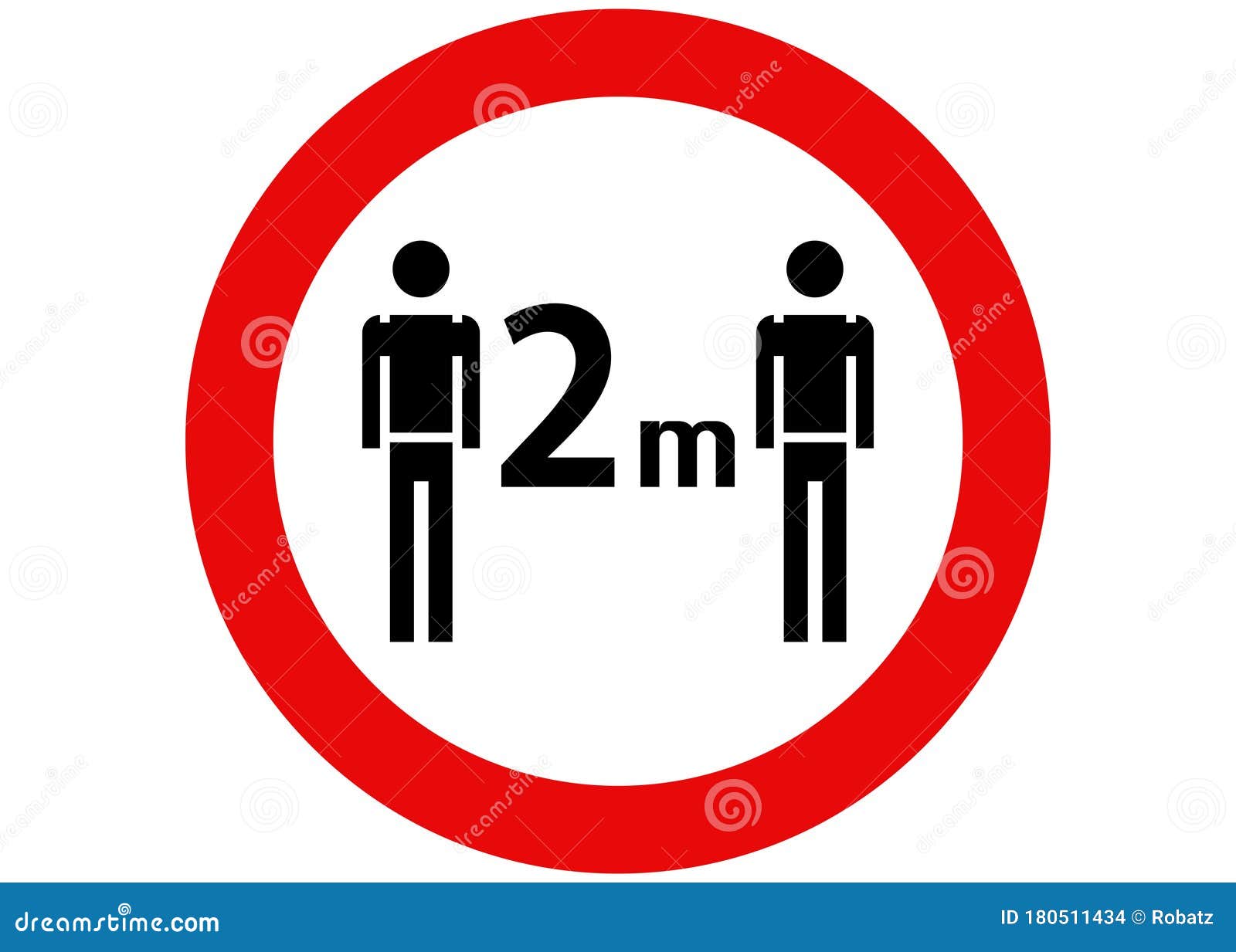 Social Distancing Icon Vector Illustration Isolated on White Background ...