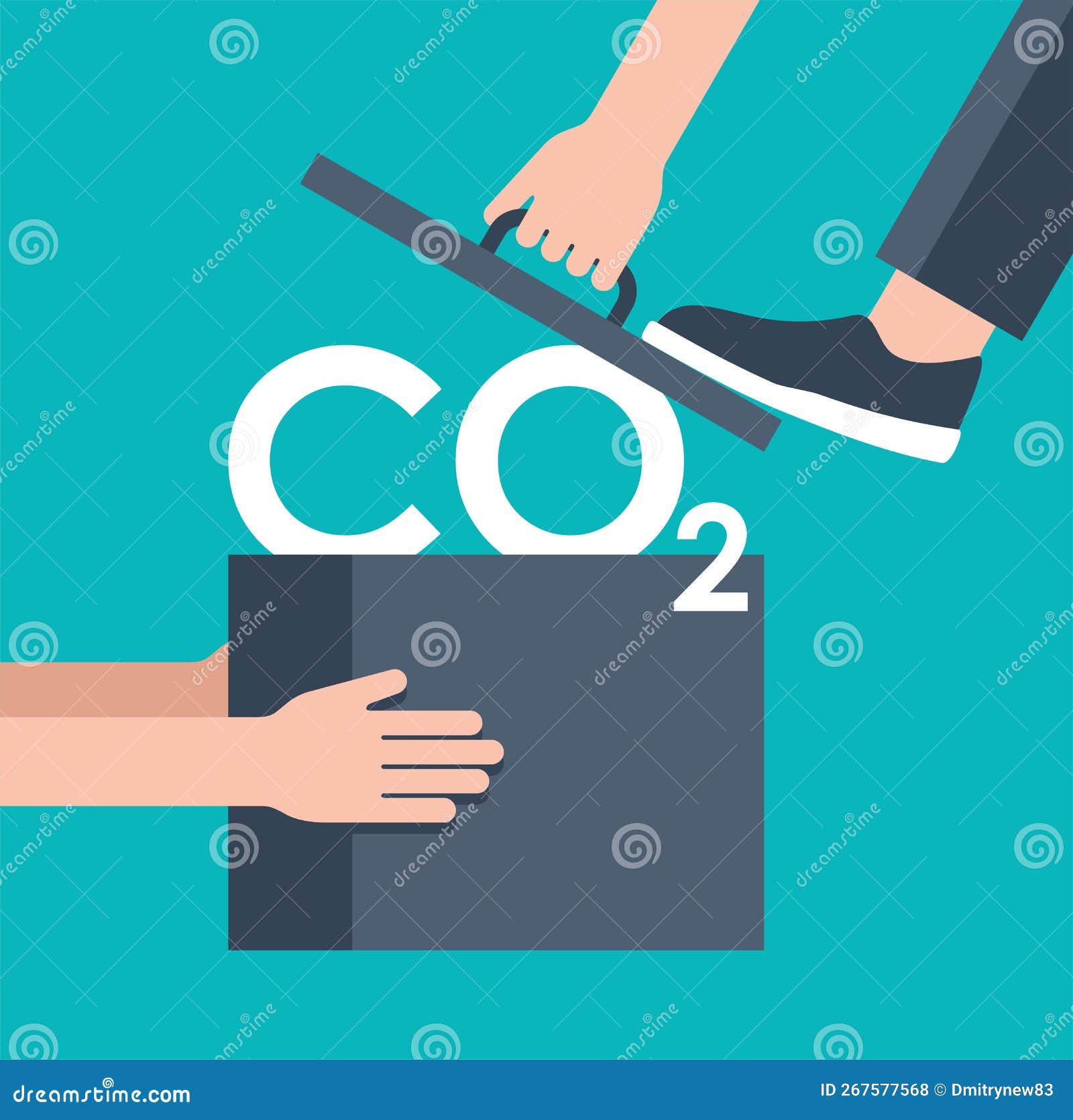 CO2 Capture Technology - Cnet Zero Footprint Stock Vector ...