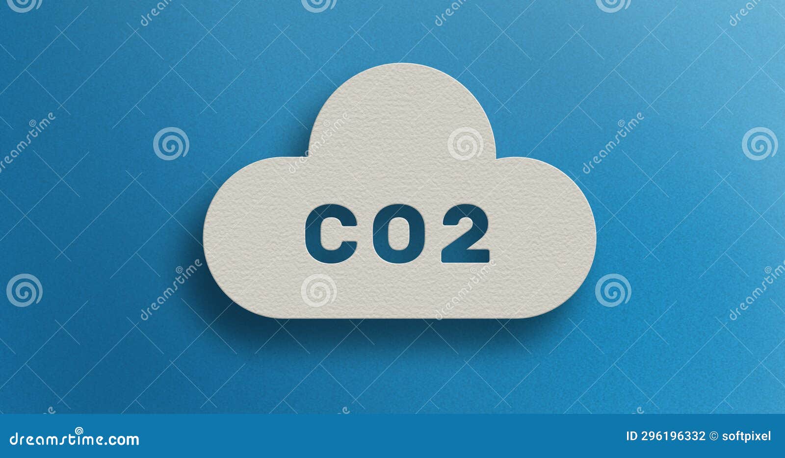 CO2 Carbon Dioxide Cloud Environmental Concept Illustration Stock ...