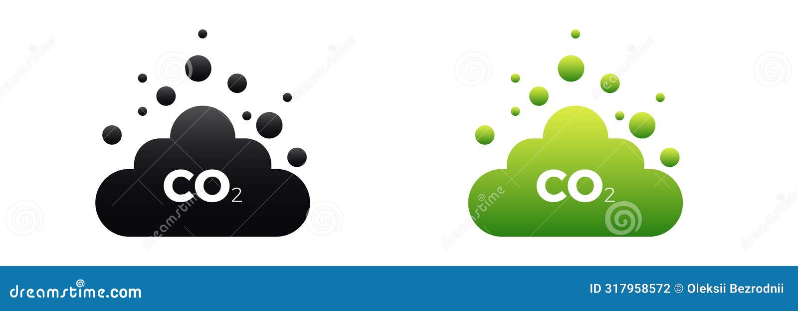 Co2 Carbon Dioxide Cycle Icon. Co2 Emissions Neutral Stock Vector ...