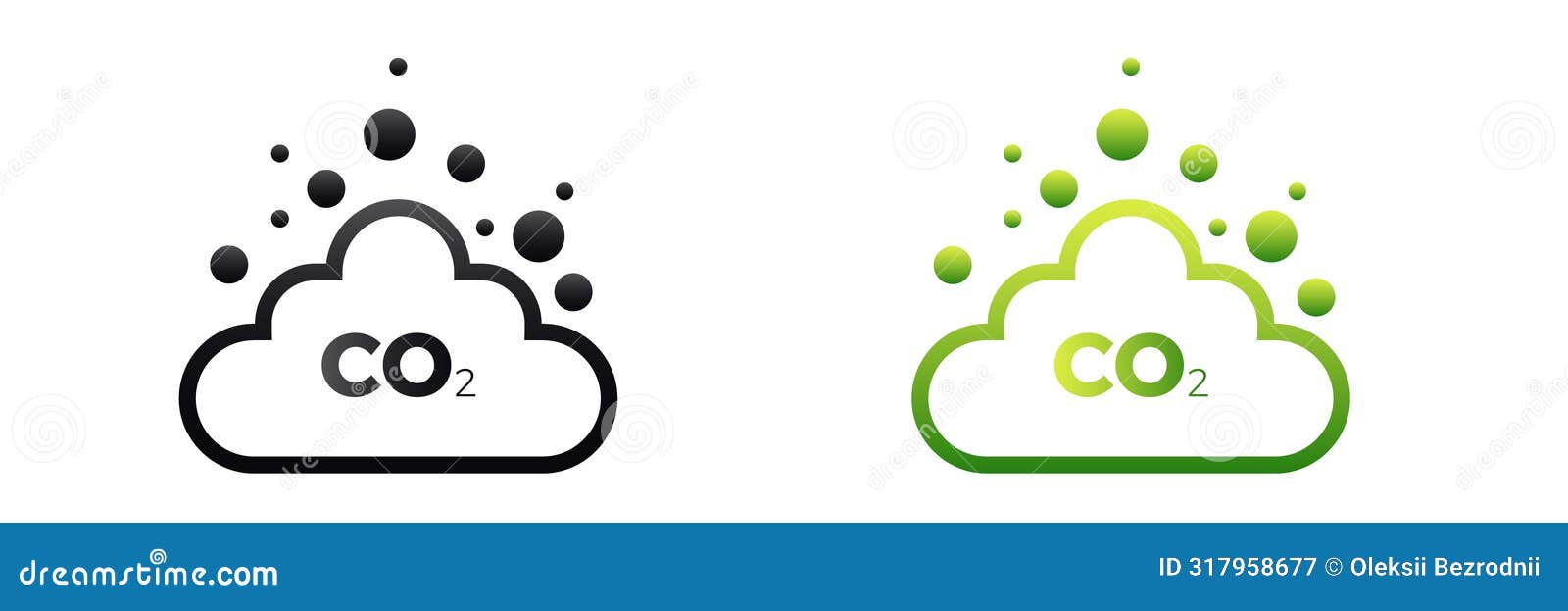 Co2 Carbon Dioxide Cycle Icon. Co2 Emissions Neutral Stock Vector ...
