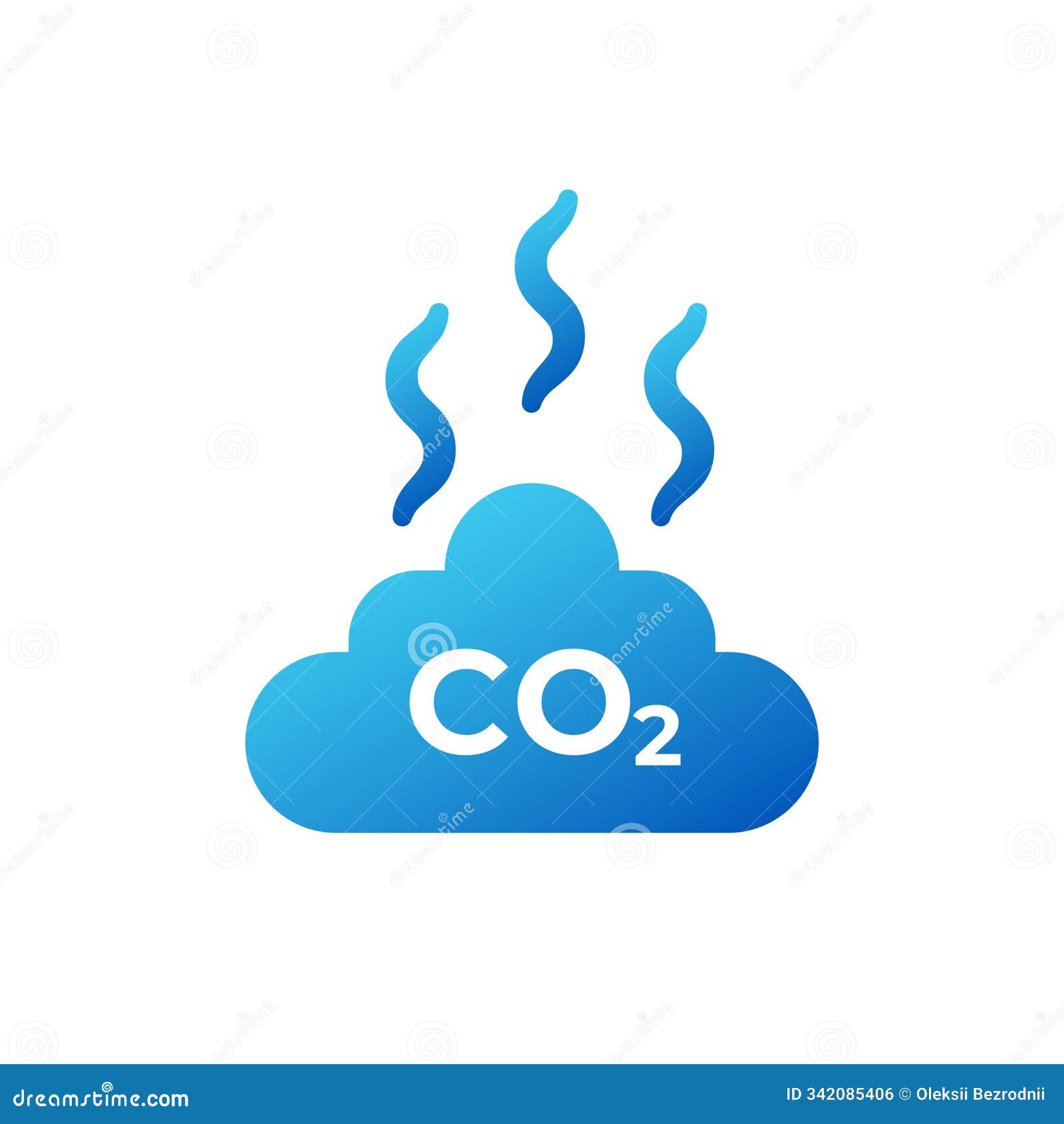 Co2 Carbon Dioxide Cycle Icon. Co2 Emissions Neutral. Stock ...