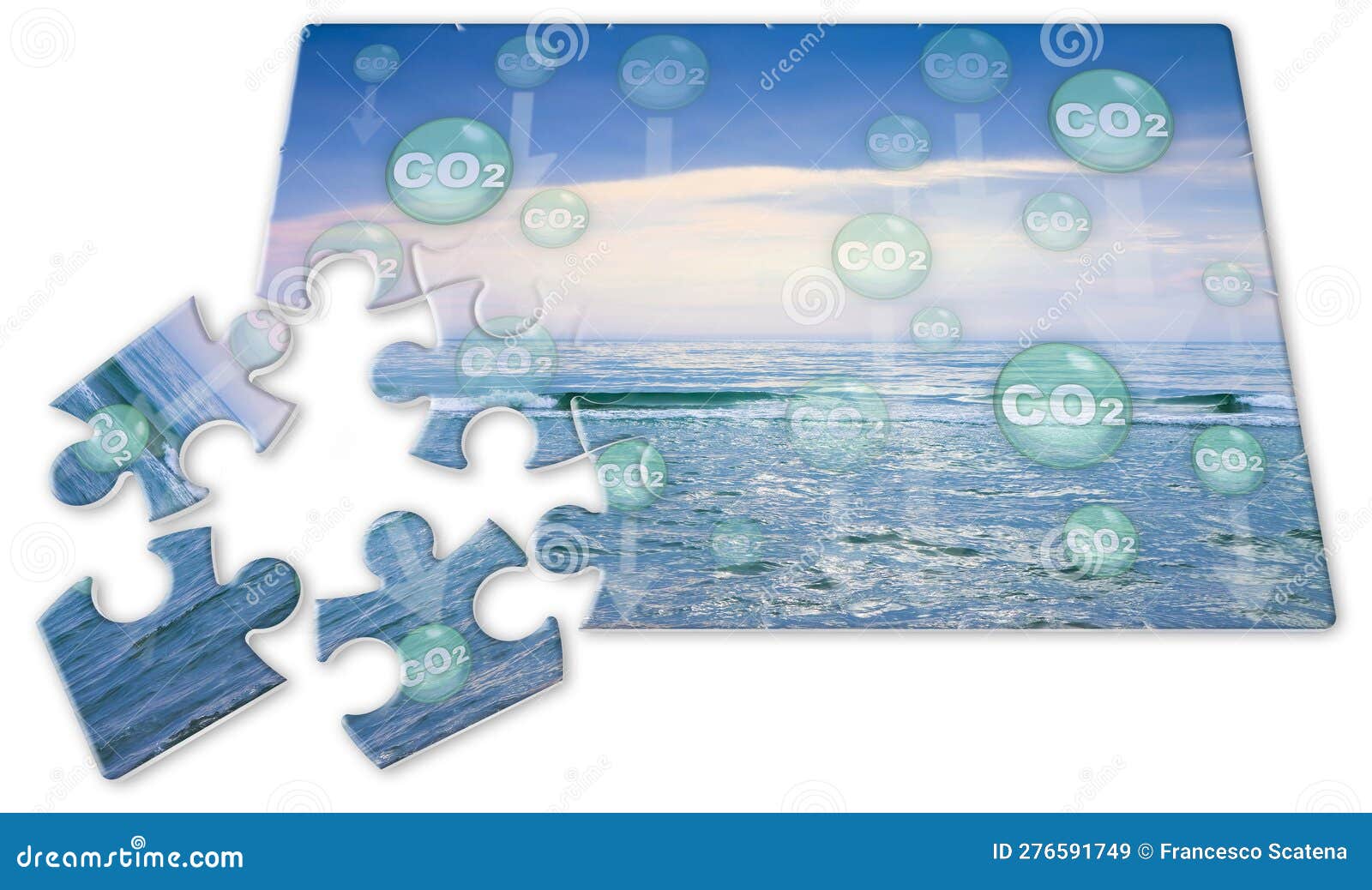 CO2 Carbon Dioxide Emissions are Absorbed by the Oceans Causing Warming ...
