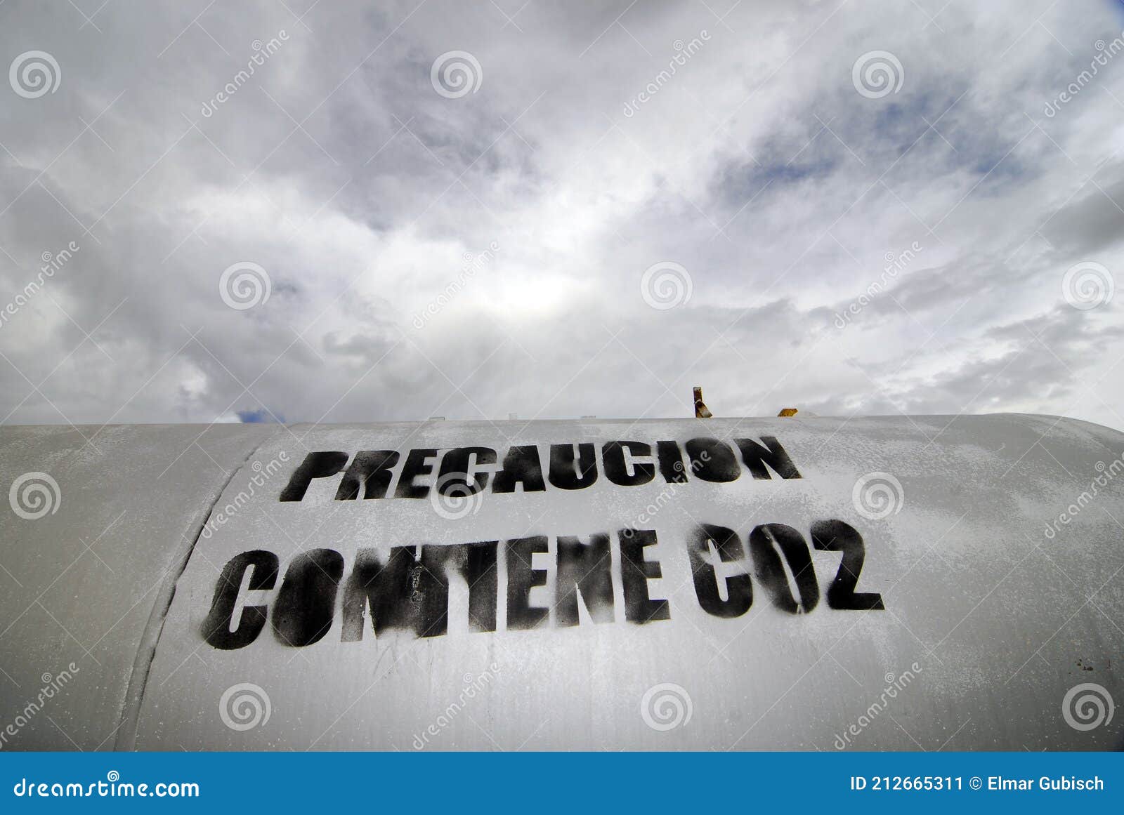 Co2 or Carbon Dioxide Gas in a Container Stock Image - Image of society ...