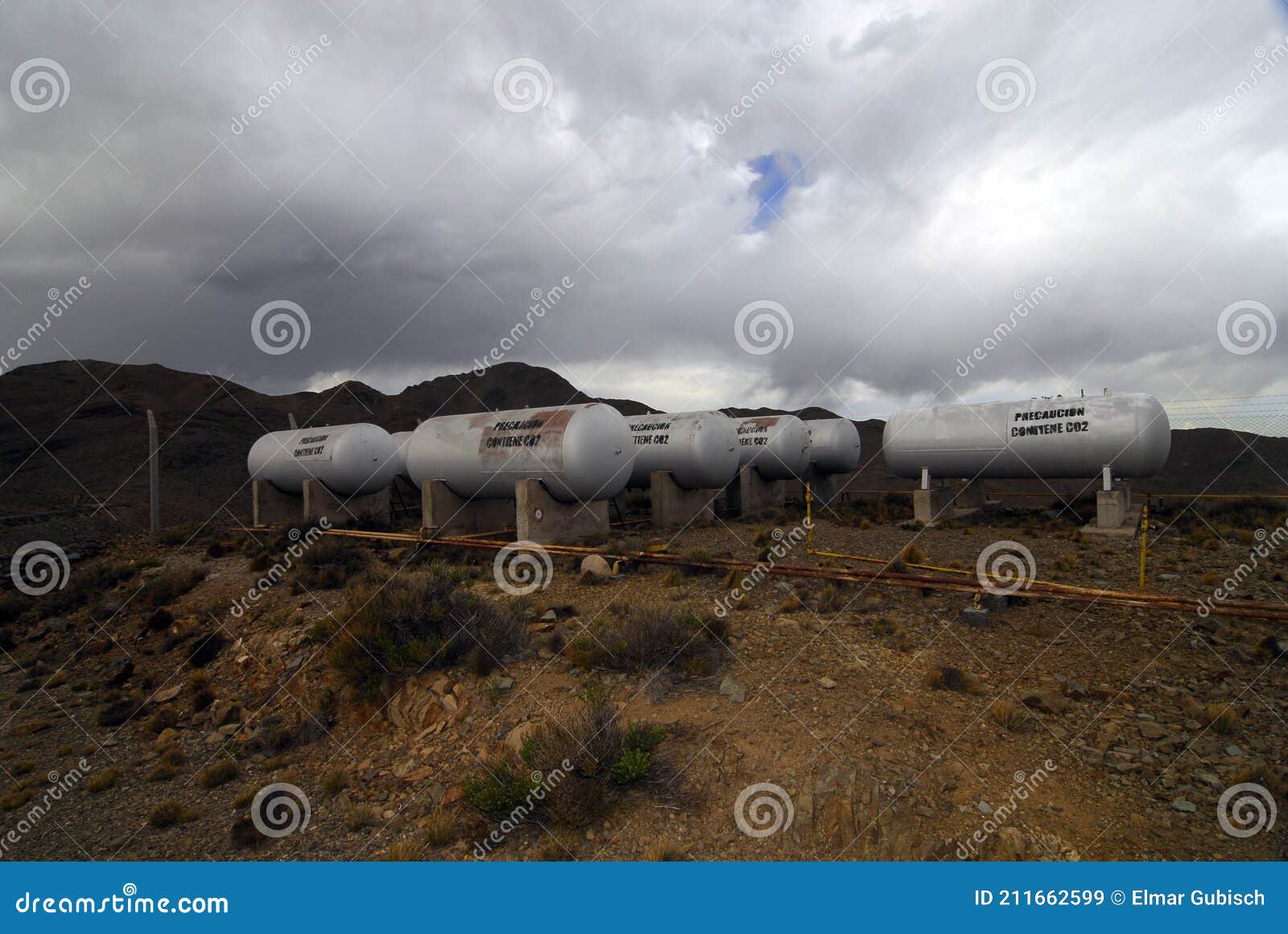 Co2 or Carbon Dioxide Gas in a Container Stock Image - Image of dioxide ...
