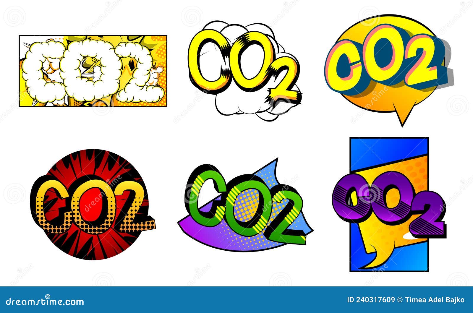 CO2. Comic Book Word Text on Abstract Comics Background Stock Vector - Illustration of comic ...
