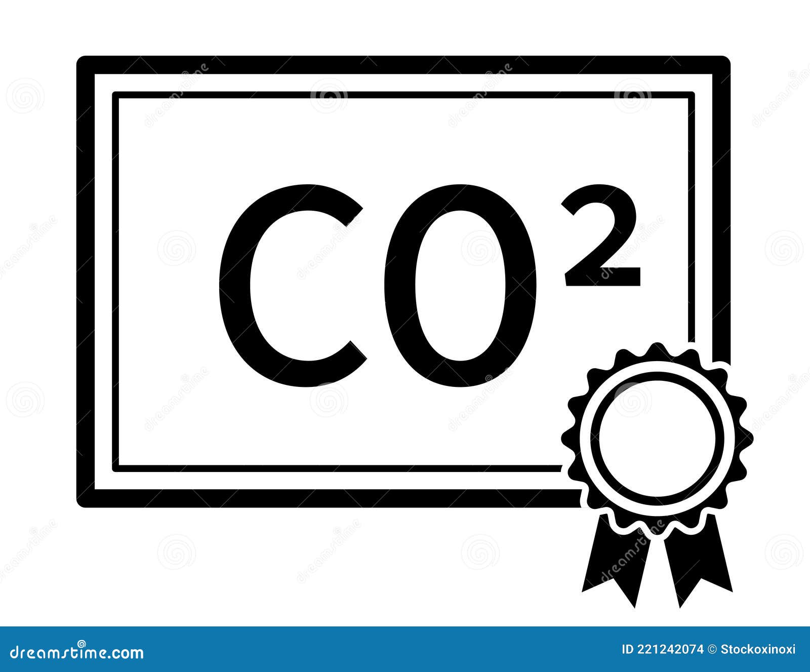 Co2 Emissions Trading ETS Paper Icon Stock Vector - Illustration of ...