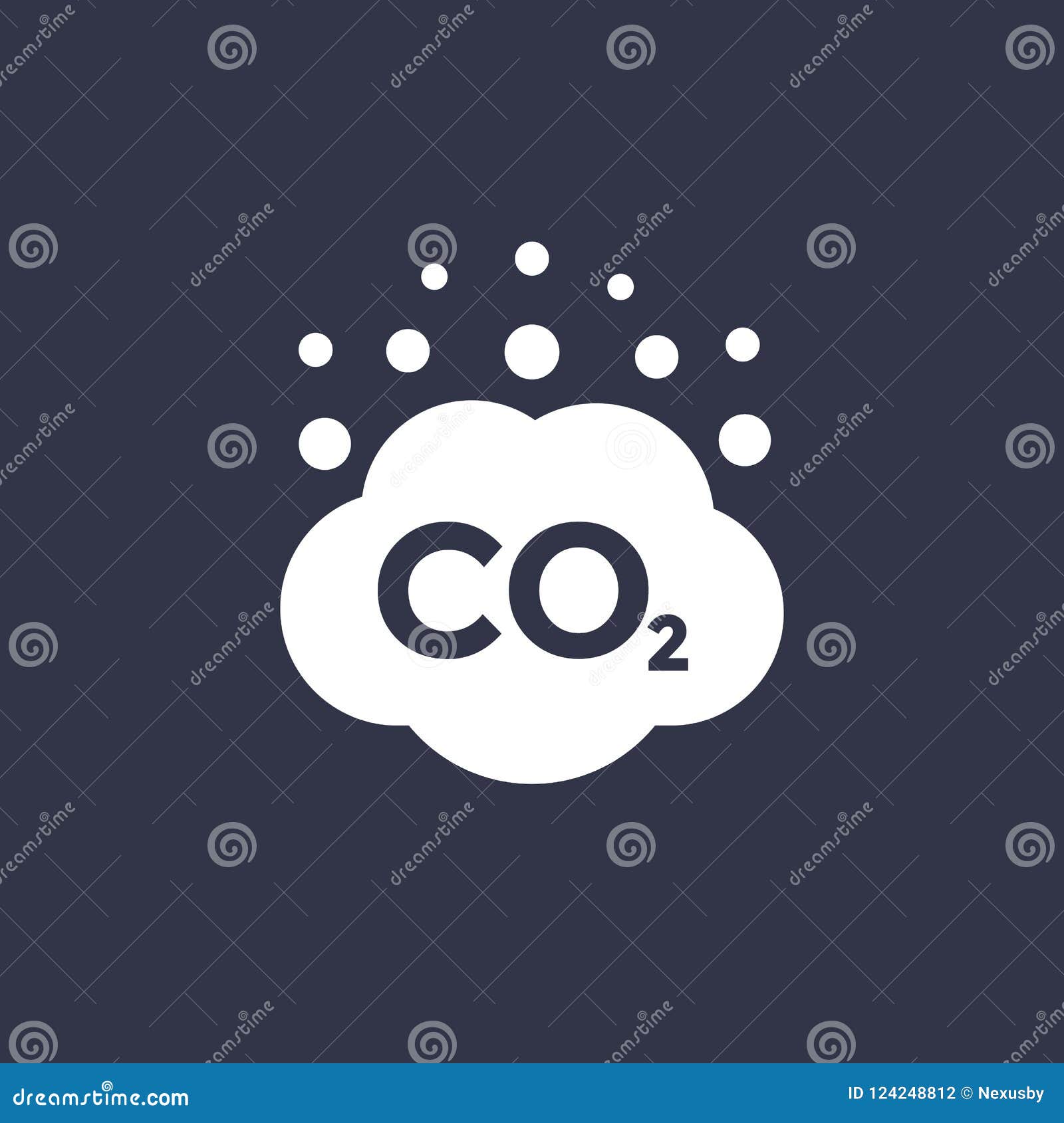CO2 Icon , Carbon Dioxide Clipart. Carbon Dioxide Vector Clipart ...