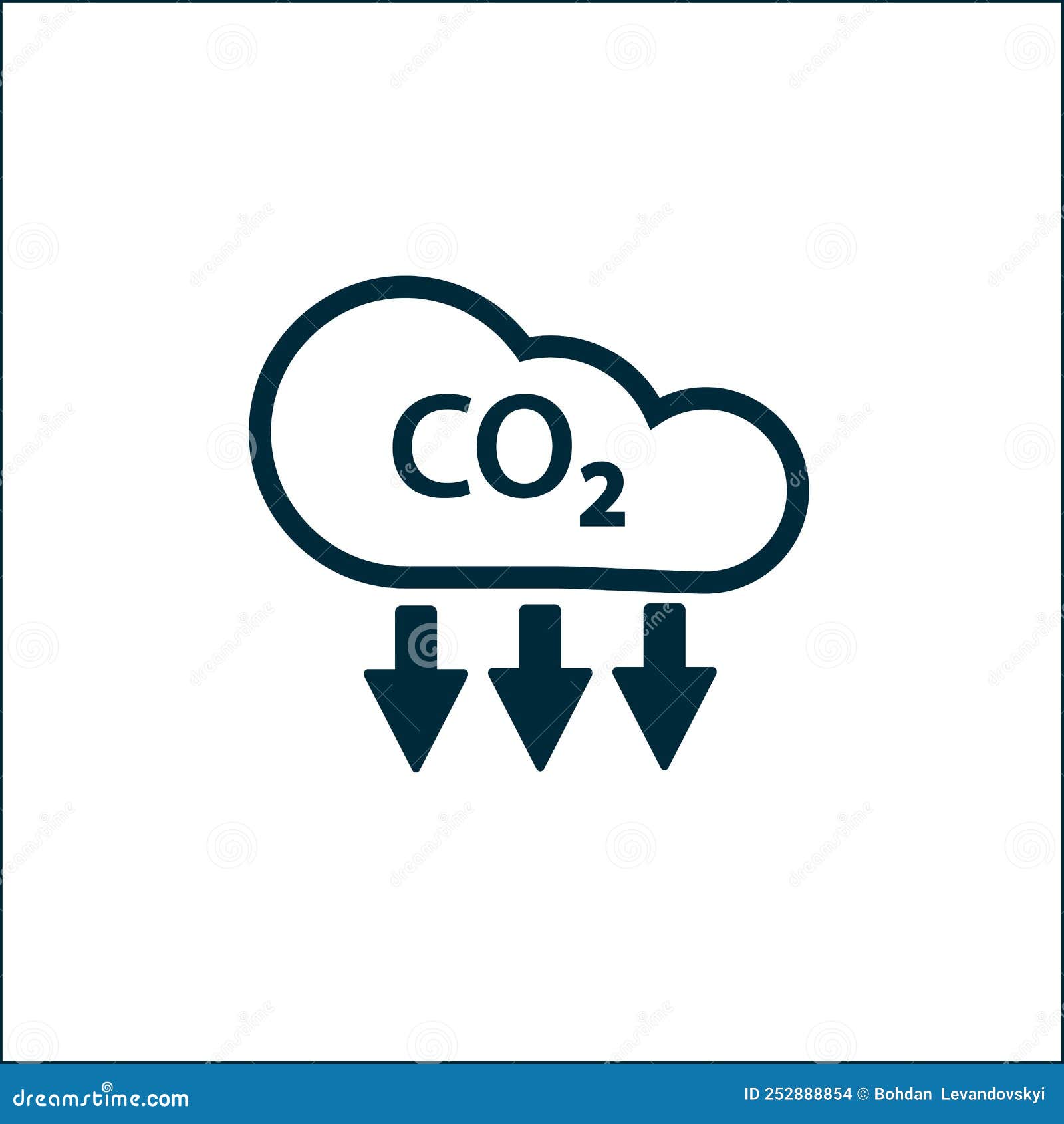 Co2 Icon. Carbon Dioxide Emissions Icon or Logo. Co2 Emissions Stock ...