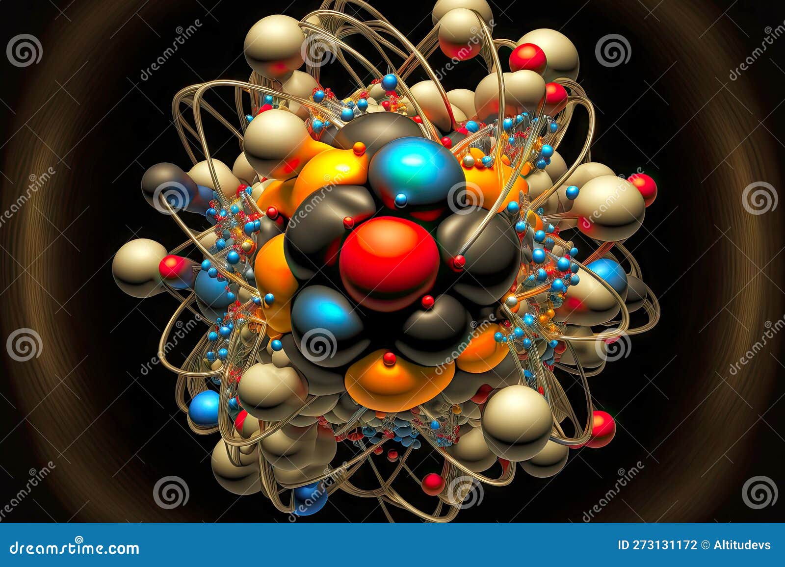 Co-java Model of Atoms and Atom Orbit with Protons and Neutrons on Dark ...