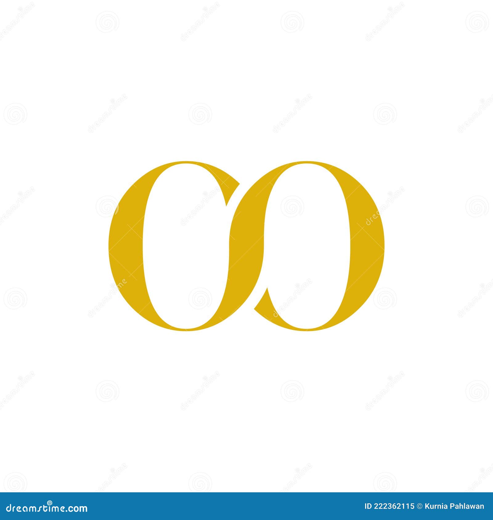 Co Logo , Initial Logo Vector Stock Illustration - Illustration of ...