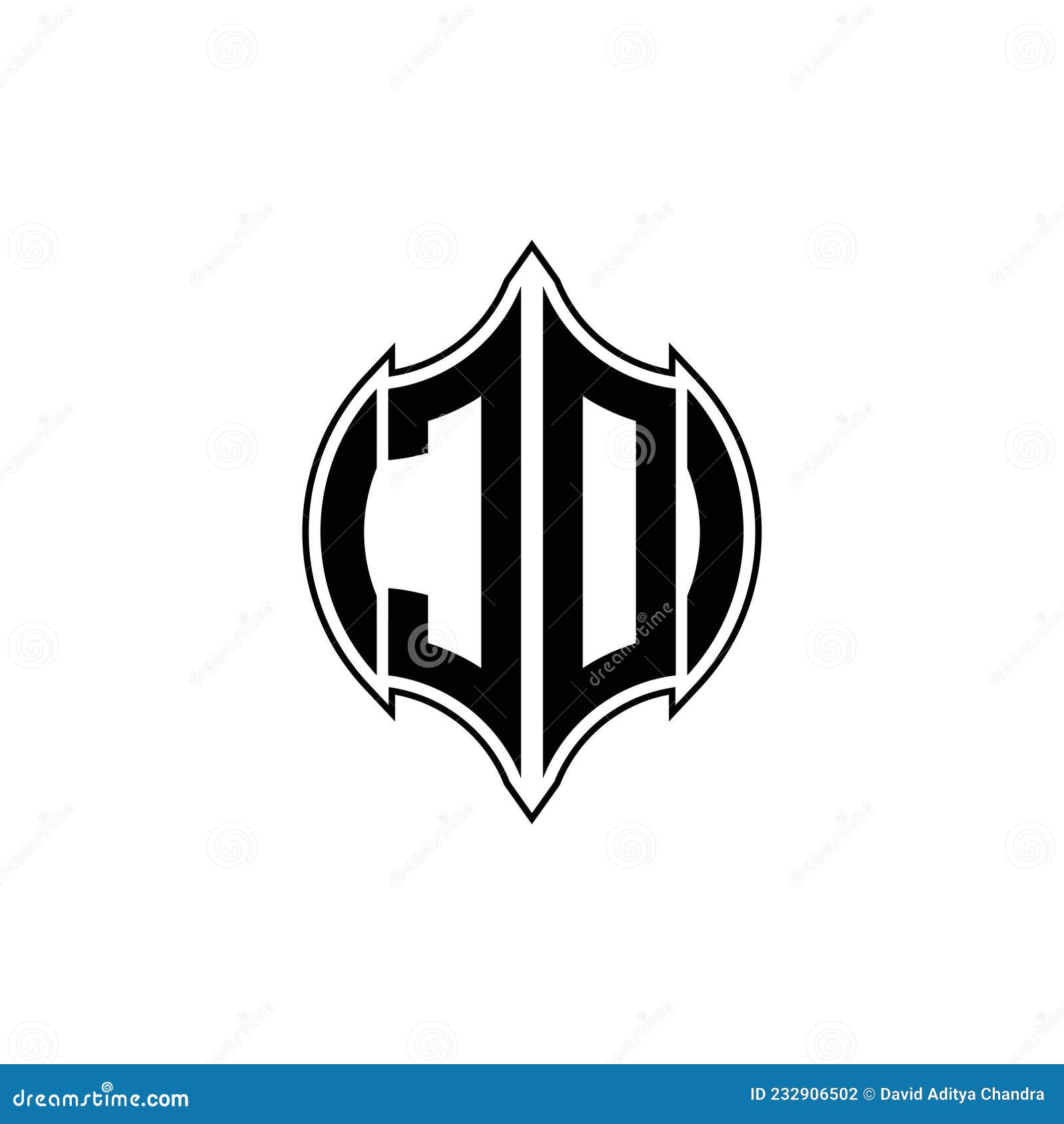 CO Logo Monogram Geometric Shield Shape Style Stock Vector ...