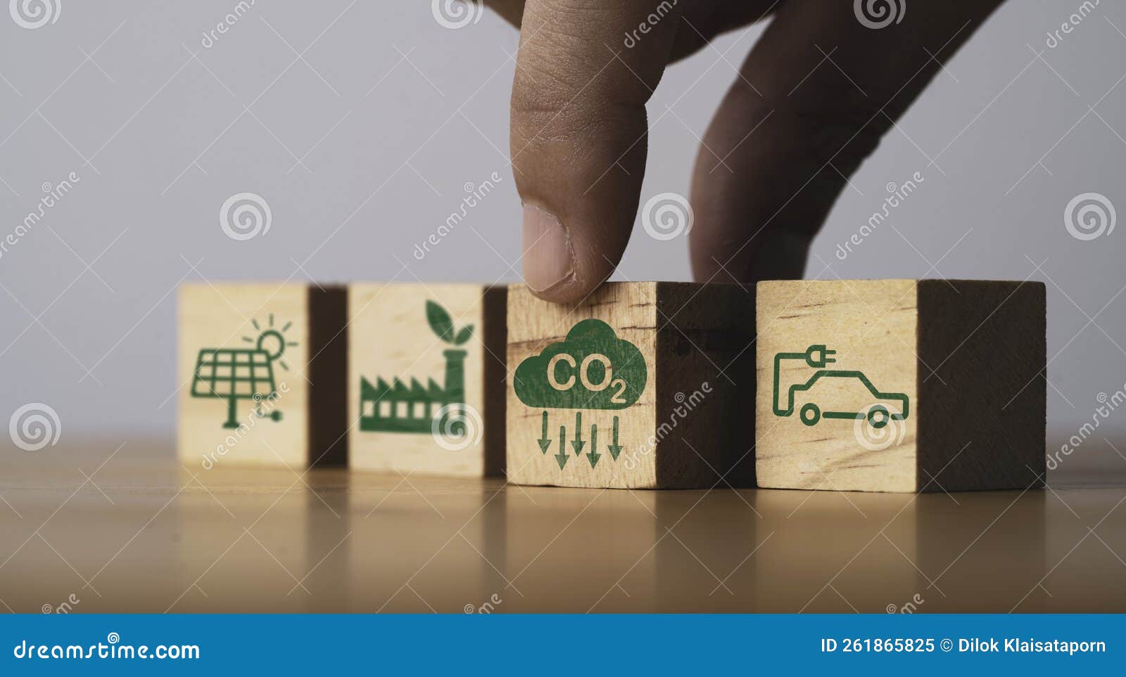 CO2 Reducing ,Green Factory and Electric Vehicle Icon for Decrease CO2 , Carbon Footprint and ...