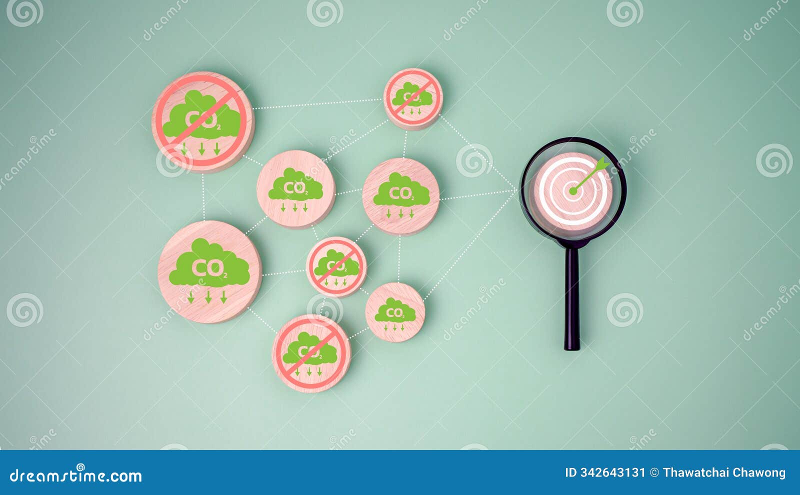 CO2 Reducing Icon Move Out From Pollution Factory For Decrease CO2 , Carbon Footprint And Carbon ...