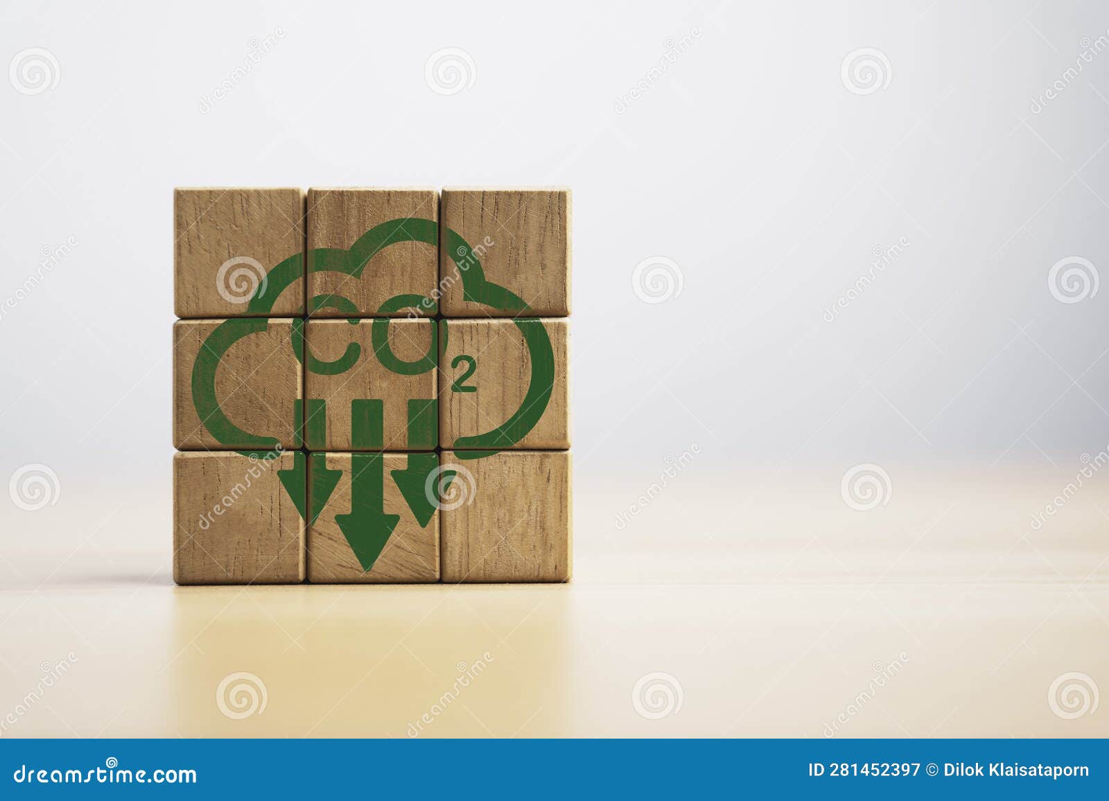 CO2 Reducing Icon Link With Factory With Pollution Emission For Decrease CO2 , Carbon Footprint ...