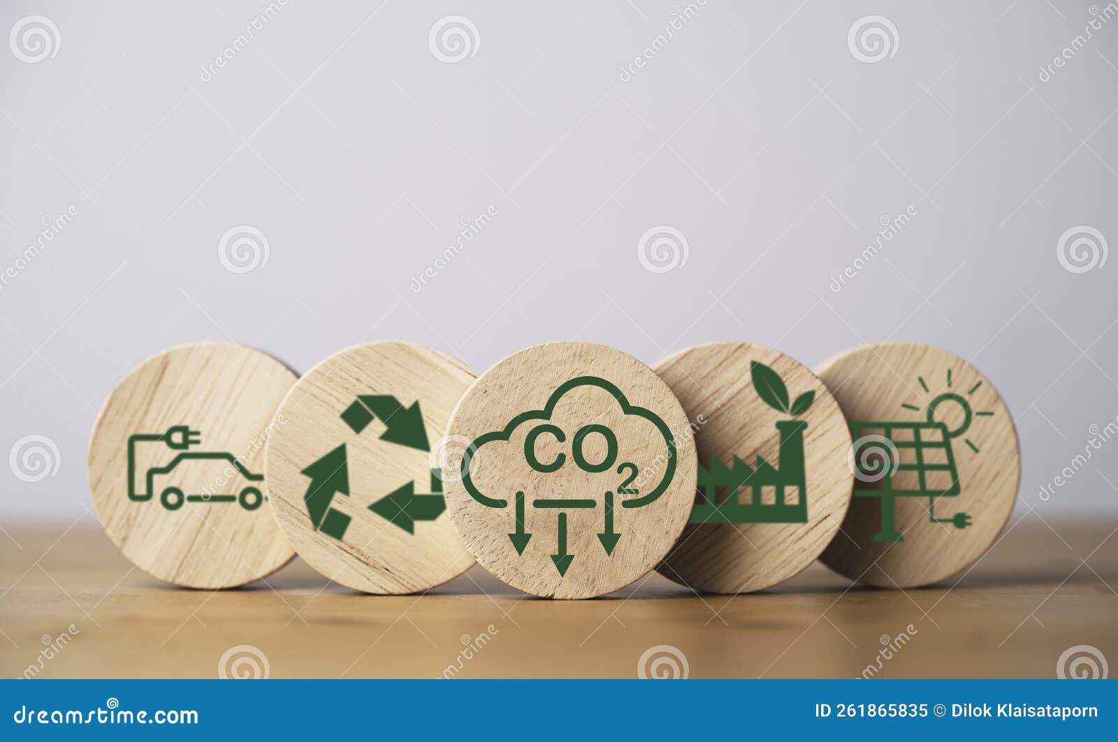 CO2 Reducing ,Recycle ,Green Factory and Electric Vehicle Icon for ...