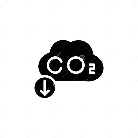 CO2 Reduction Icon Web Design in Vector Stock Vector - Illustration of ...