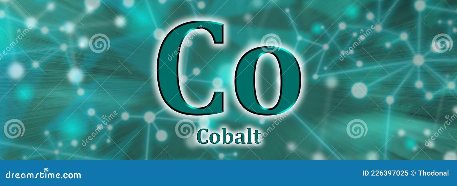 Cobalt Chemical Element Of Mendeleev Periodic Table On Yellow ...