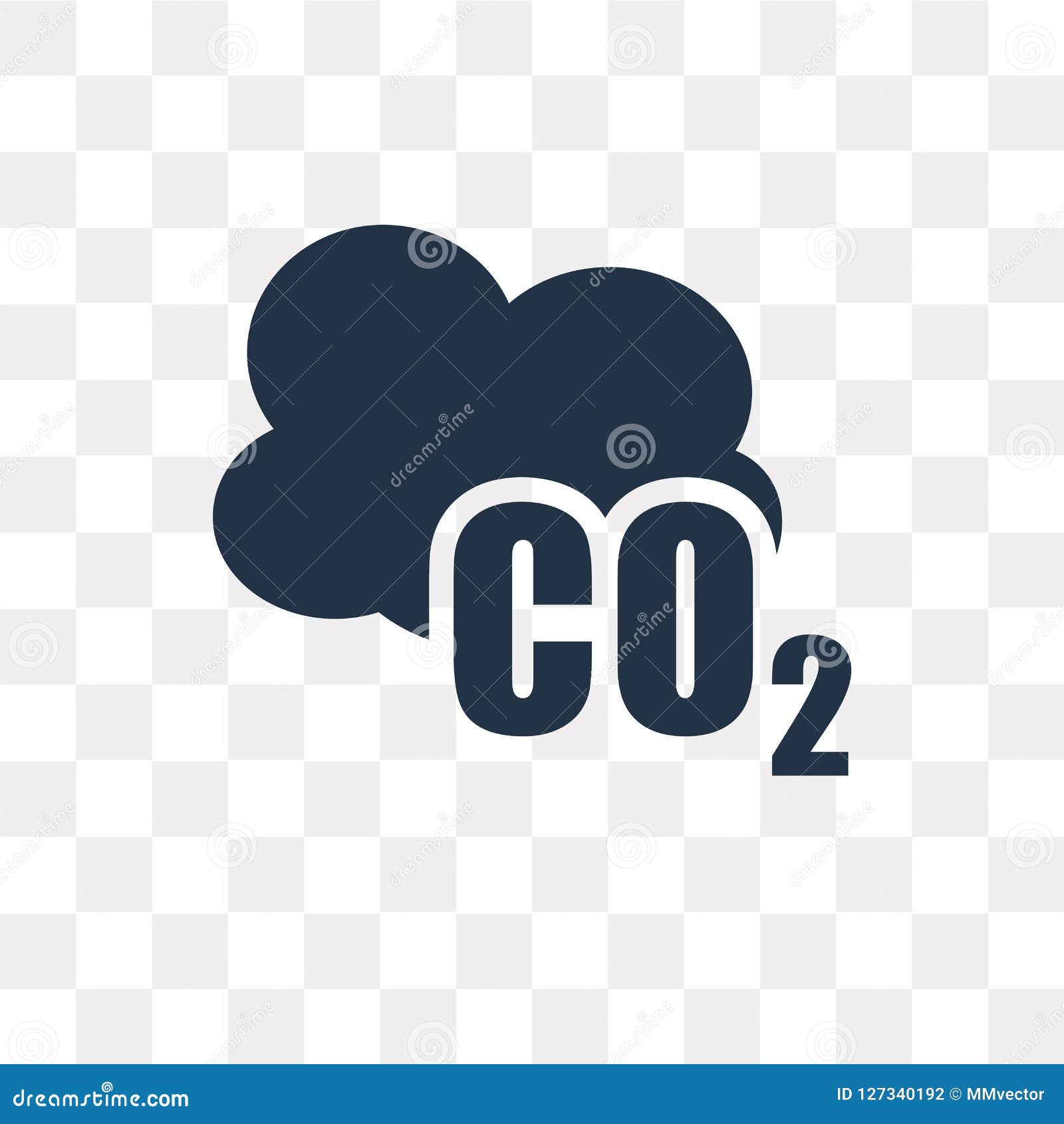 Co2 Vector Icon Isolated on Transparent Background, Co2 Transpa Stock ...