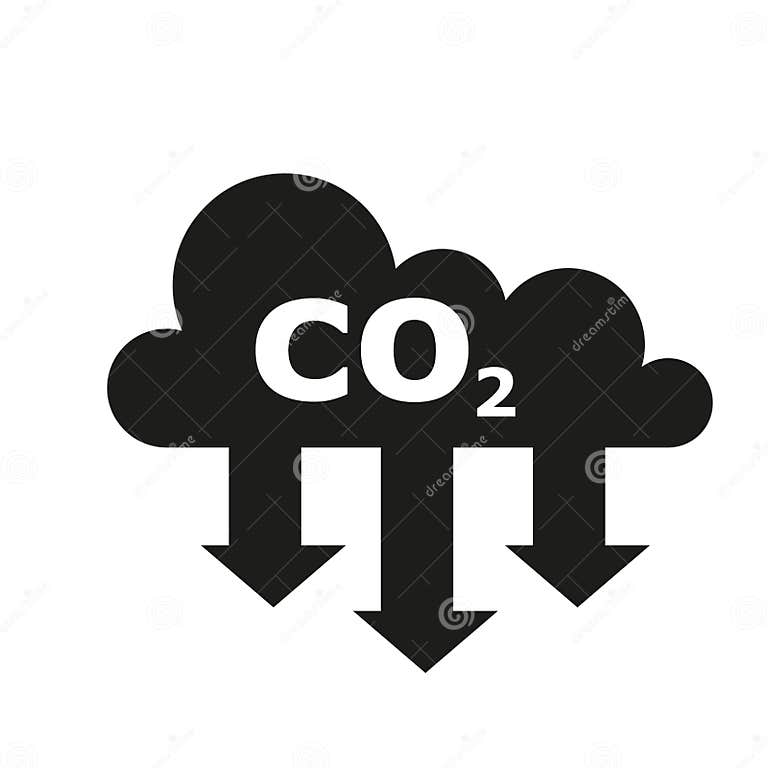 CO2 Warning Traffic Sign Frame Vector Illustration Stock Vector ...