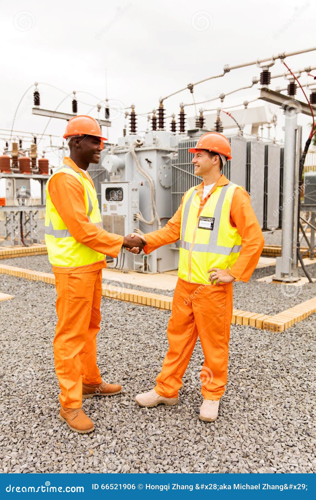 Co-workers hand shaking stock photo. Image of african - 66521906