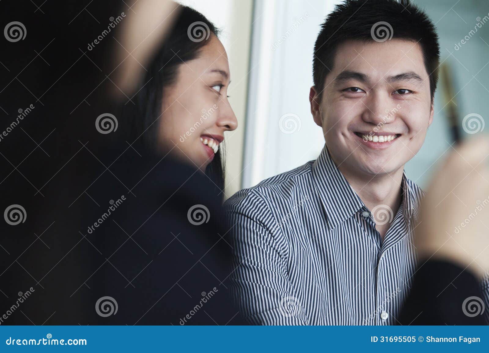 Co-workers in office stock image. Image of businesswoman - 31695505