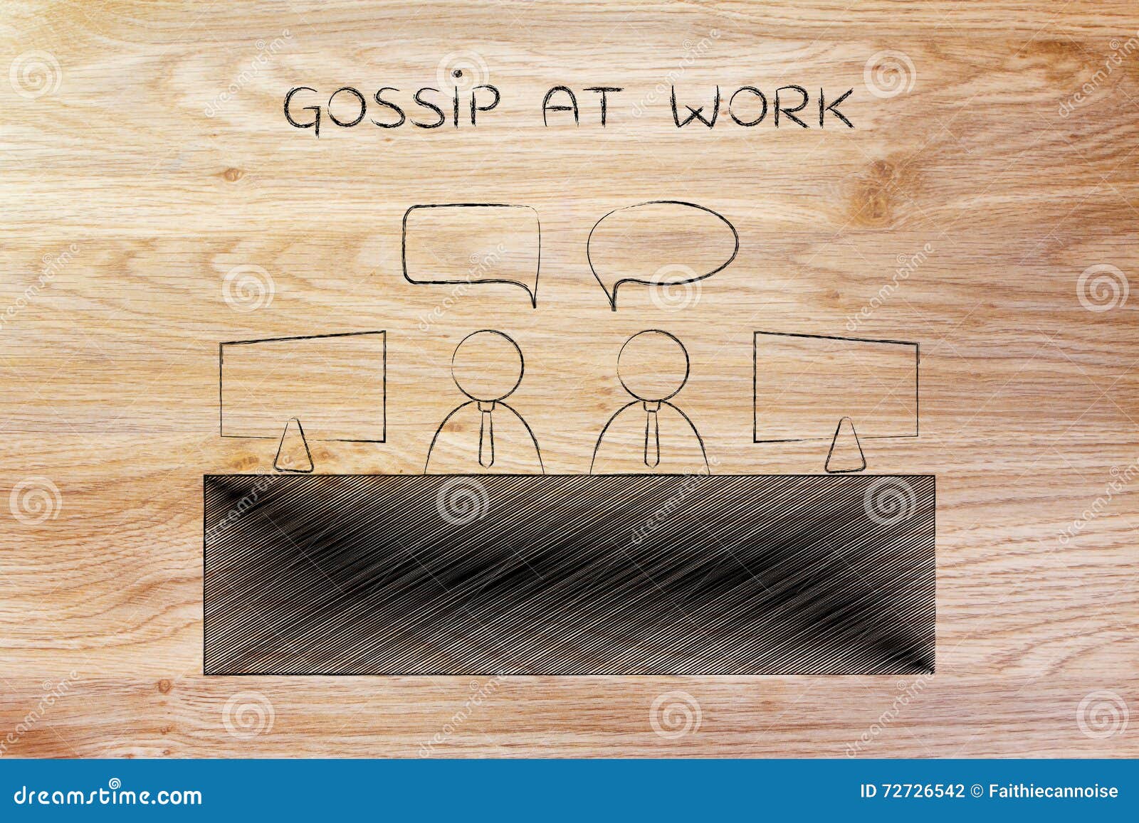Co-workers Talking at the Office, Gossip at Work Stock Photo - Image of ...