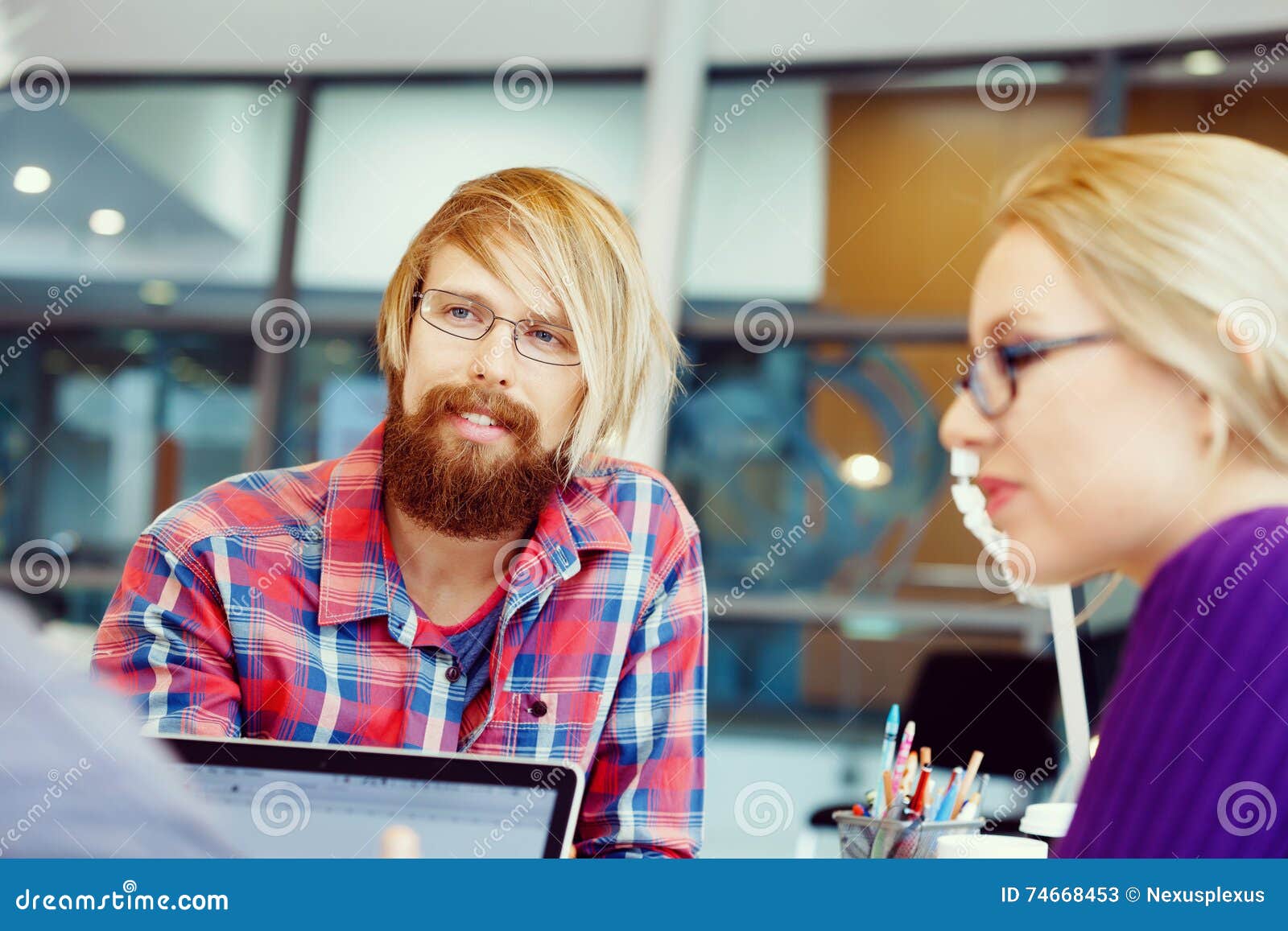 Co-workers Working Together Stock Image - Image of businessman, 2530: ...