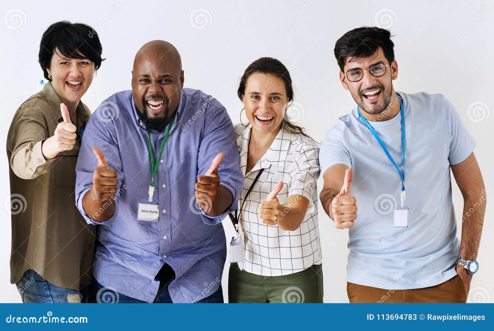 Co-workers Working Together in the Office Stock Image - Image of beard ...