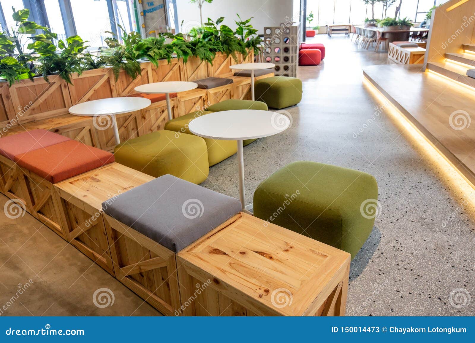Co-working Space With Communal Kitchen, Coffee Bar, And Breakfast Nook ...